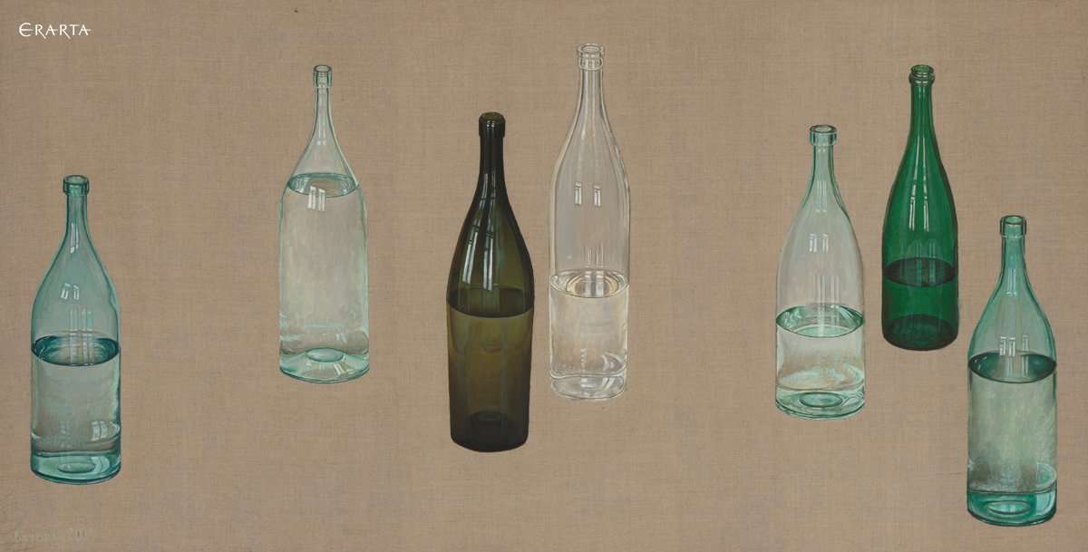 Painting «The Bottles». Artist Valeriy Valran. Buy reproduction ...