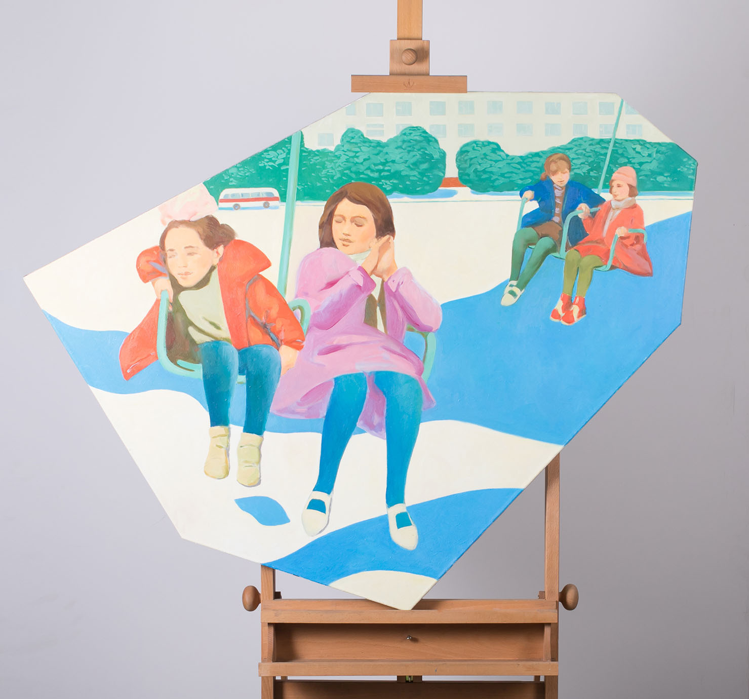 Painting «From “Kaleidoscope” series. Joggling Board». Artist Vadim ...