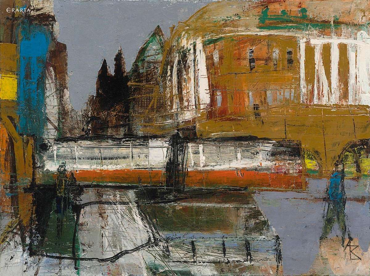 Painting «Tramway». Artist Alexander Volkov. Buy reproduction painting ...